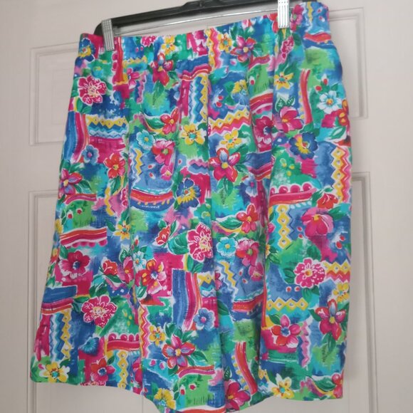 Koret | Shorts | Koret Francesca Vintage Womens Flower Shorts Elastic ...